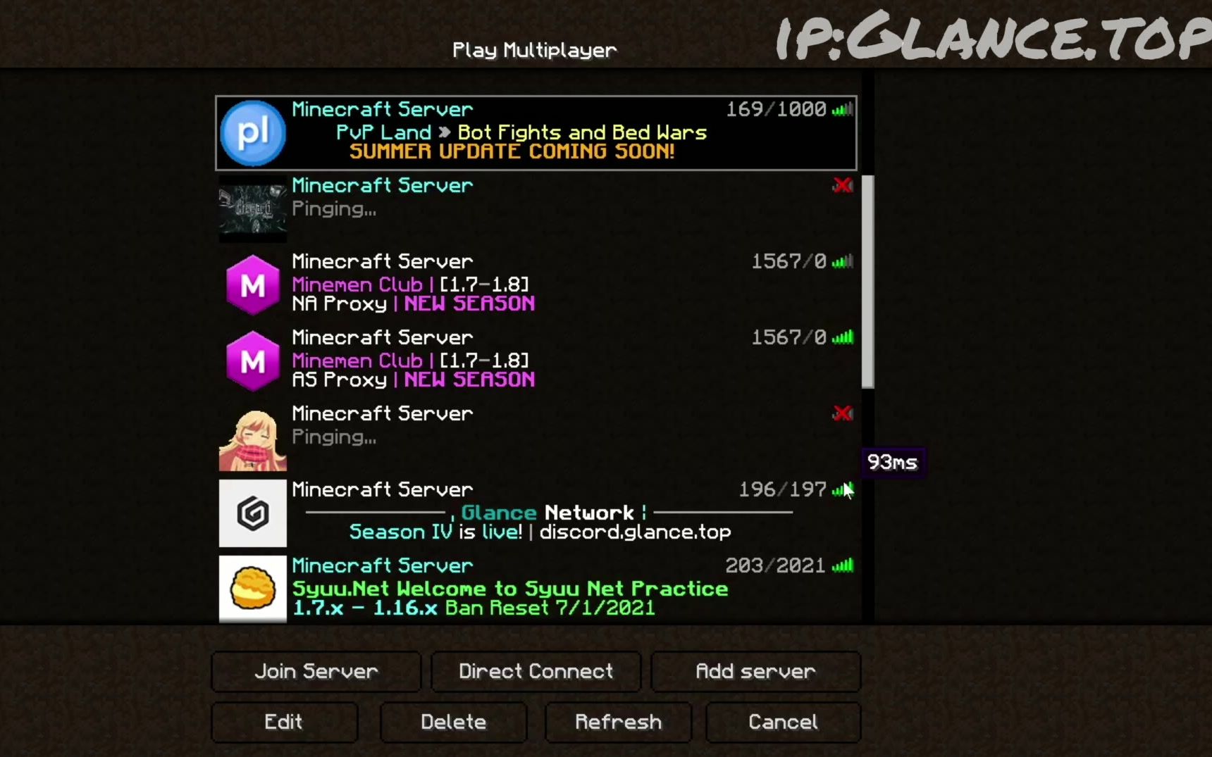 我的世界minemen[MMC]最好用的低延迟公益加速IP