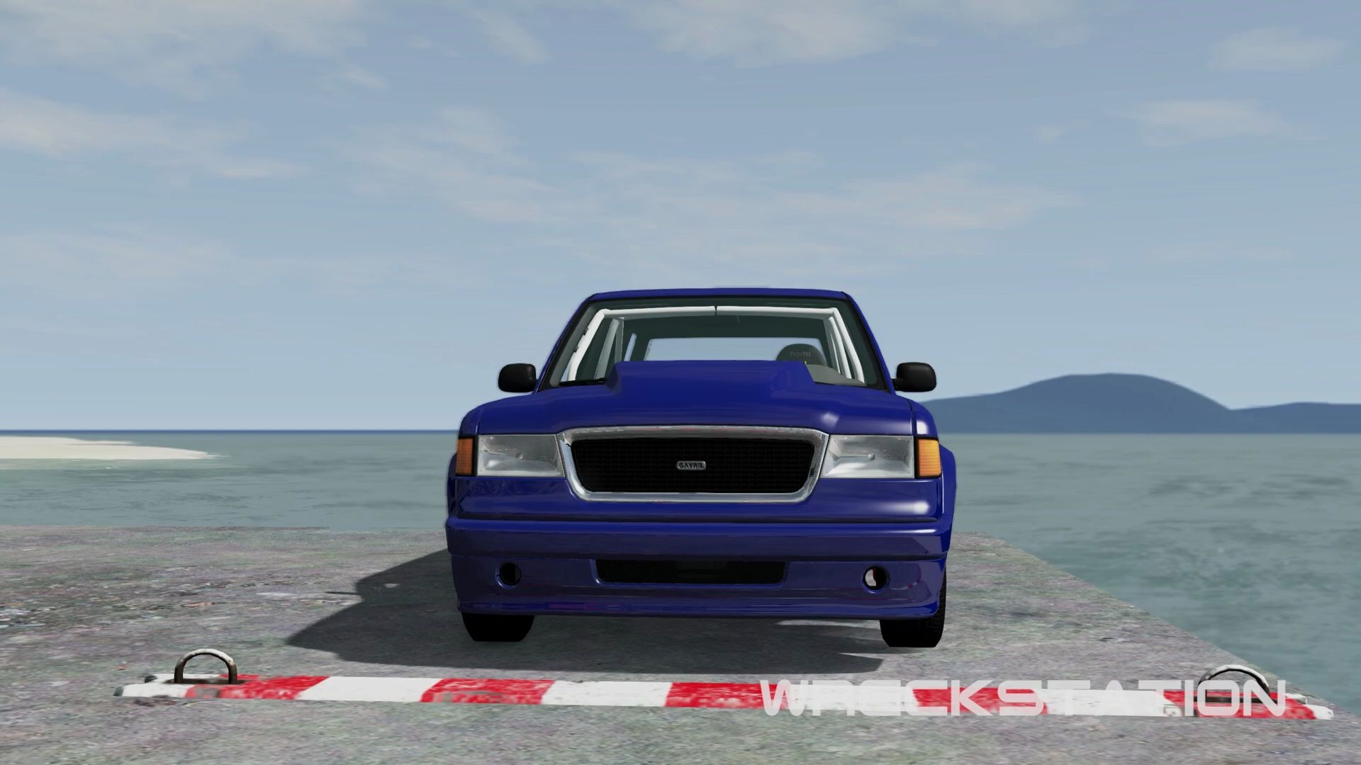 车辆水面行驶距离#1 - Beamng drive - WreckStation_哔哩哔哩_bilibili