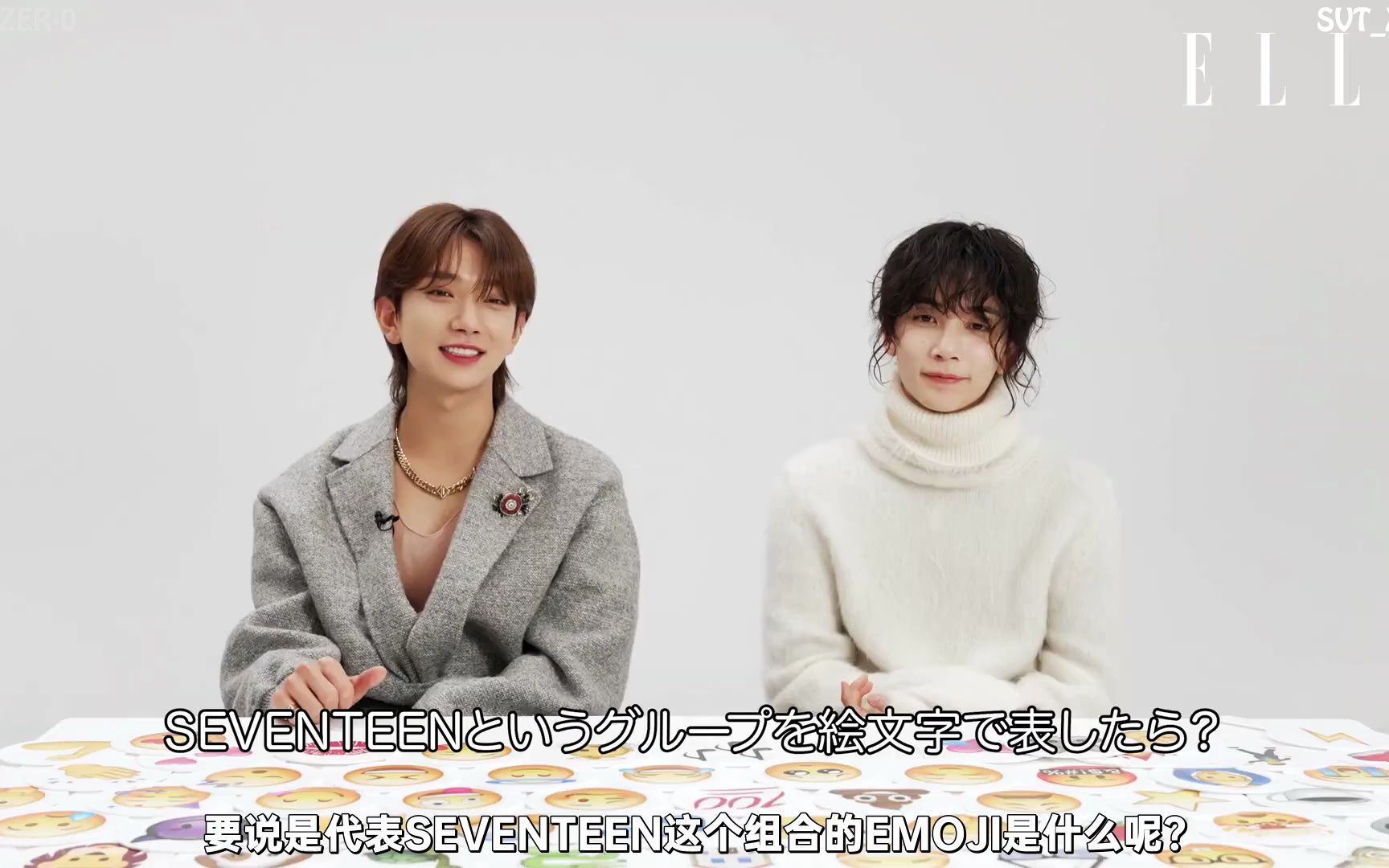 【SVT_ZER·0】SEVENTEEN 净汉 & JOSHUA 用EMOJI来介绍成员👼🐰和日本TOUR的热情 零站中字-SEVENTEEN ...