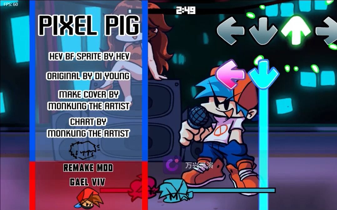 FNF Pixel Pig 重置？-荒野明年见-荒野明年见-哔哩哔哩视频