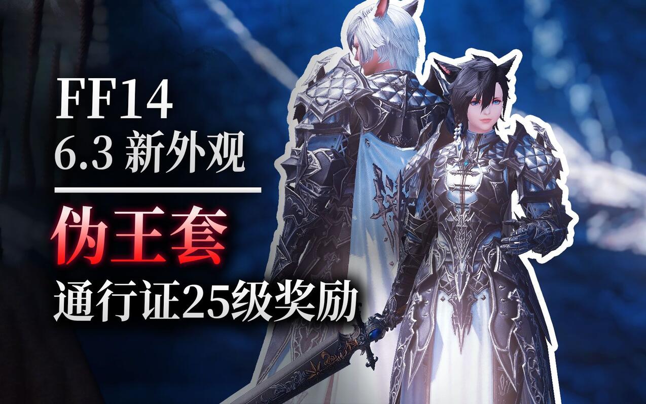 【ff14】6.3新外观：伪王套预览（pvp通行证25级奖励） - 哔哩哔哩