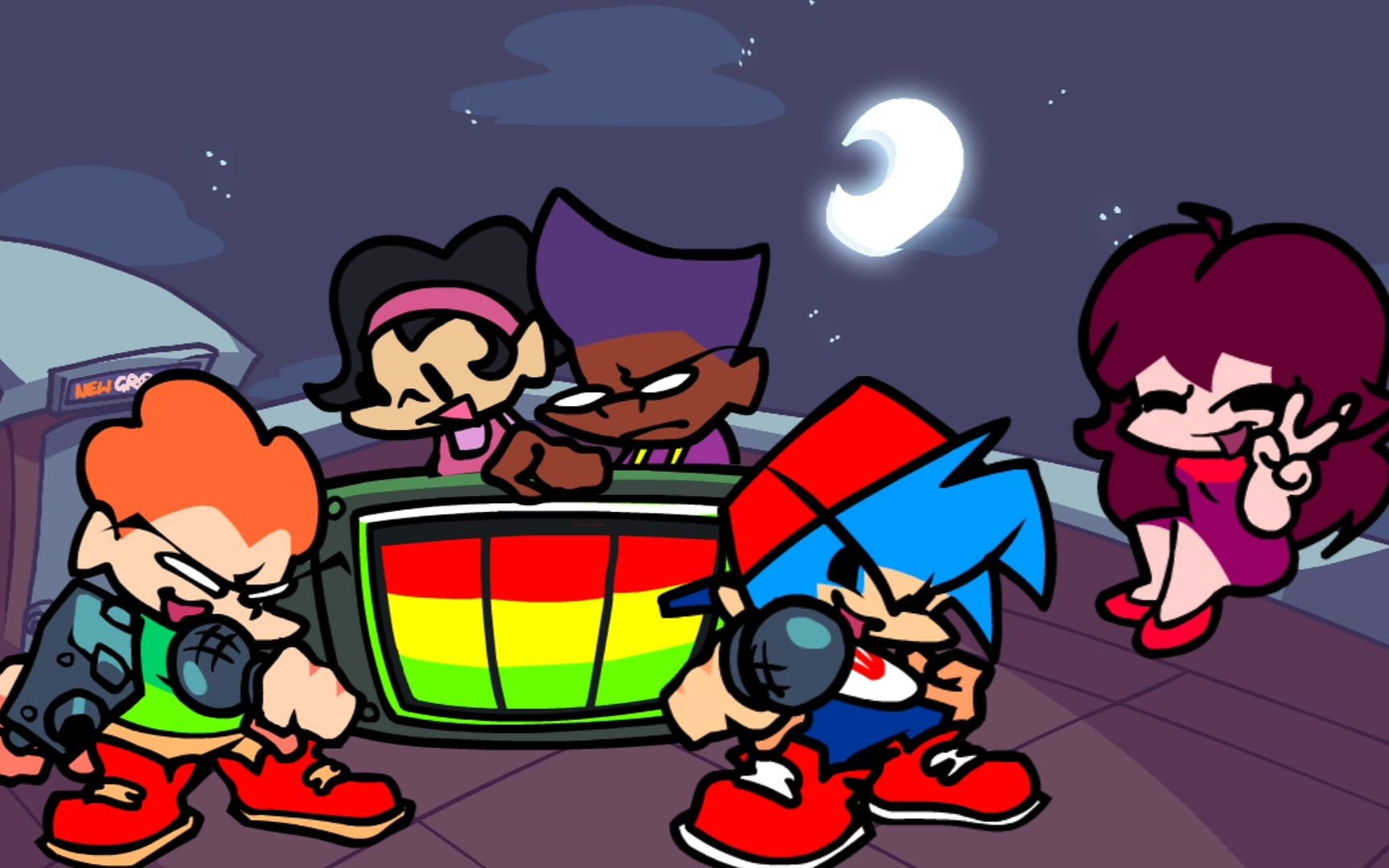 [FNF自制MOD] NIGHT DANCER！但是让会说话的BF唱！