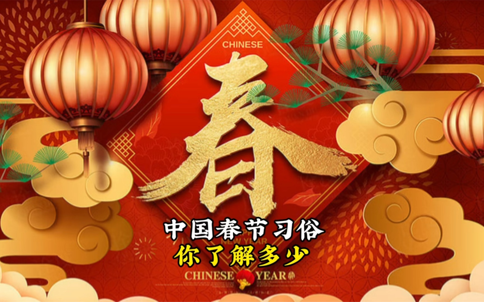 中国春节习俗，你了解多少？ #春节 #传统节日 #涨知识_哔哩哔哩_bilibili