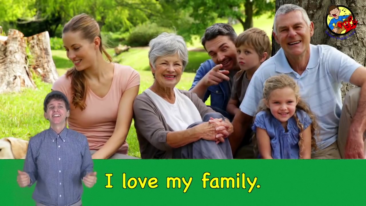 Family Song For Children 家庭成员_哔哩哔哩_bilibili