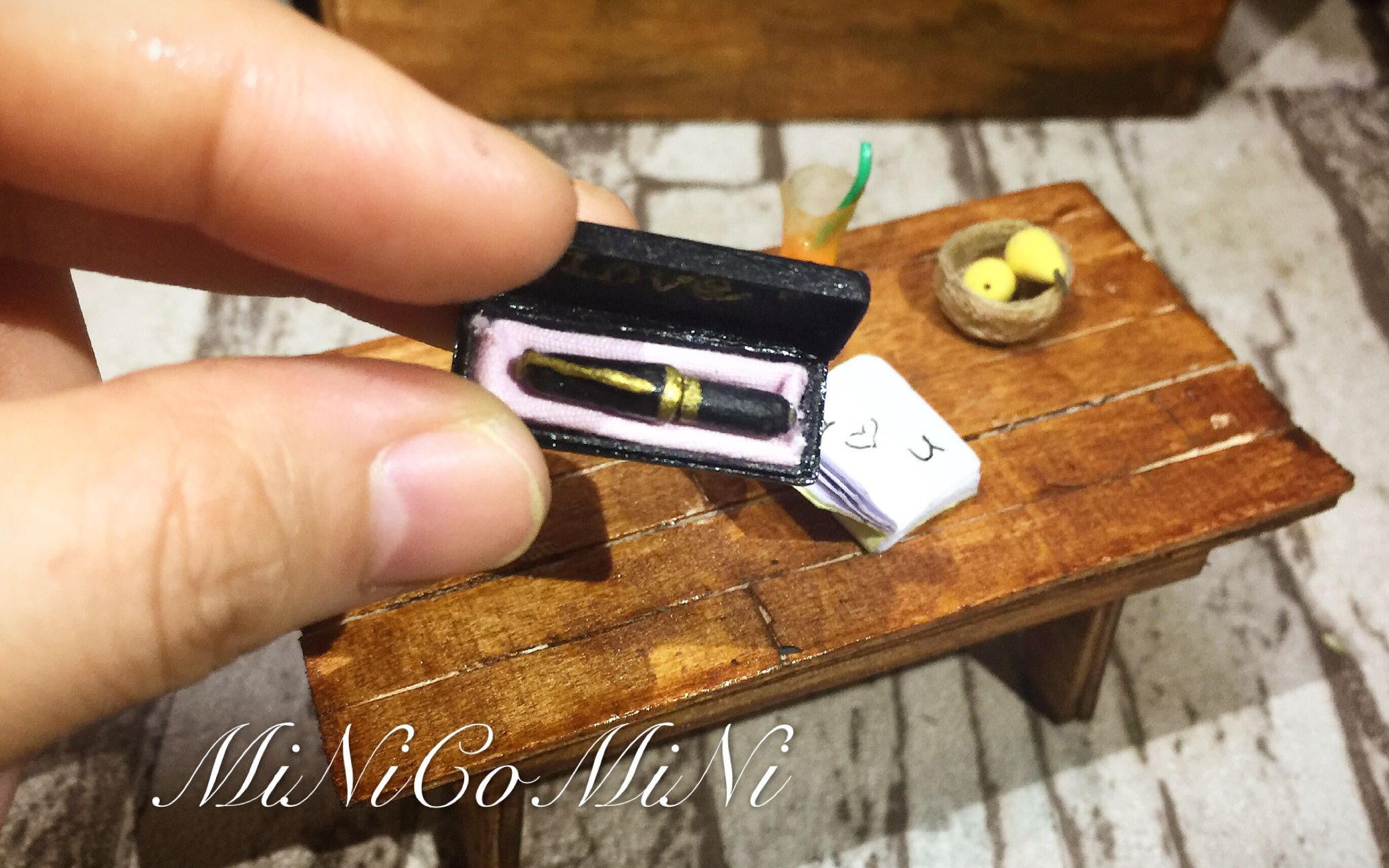 【Miniature Pen】MiNiCo超逼真迷你签字笔 纯手工迷你钢笔 真的可以用的哦~迷你文具_哔哩哔哩_bilibili