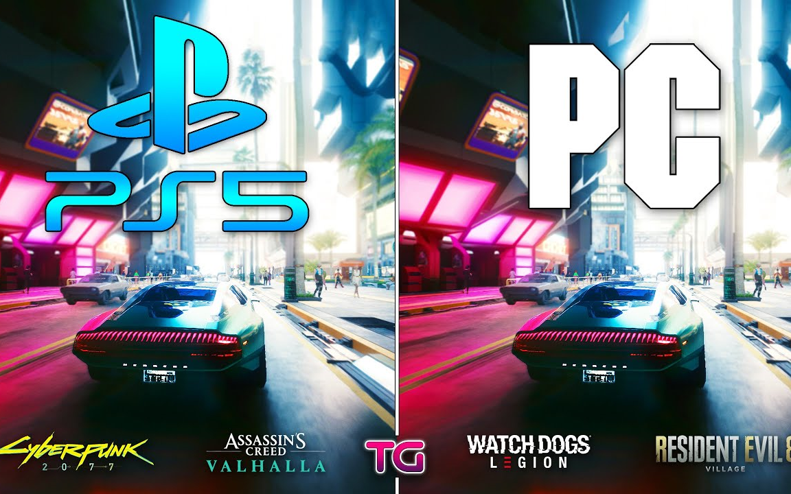 PS5 vs PC 游戏画质对比 4K分辨率_哔哩哔哩_bilibili
