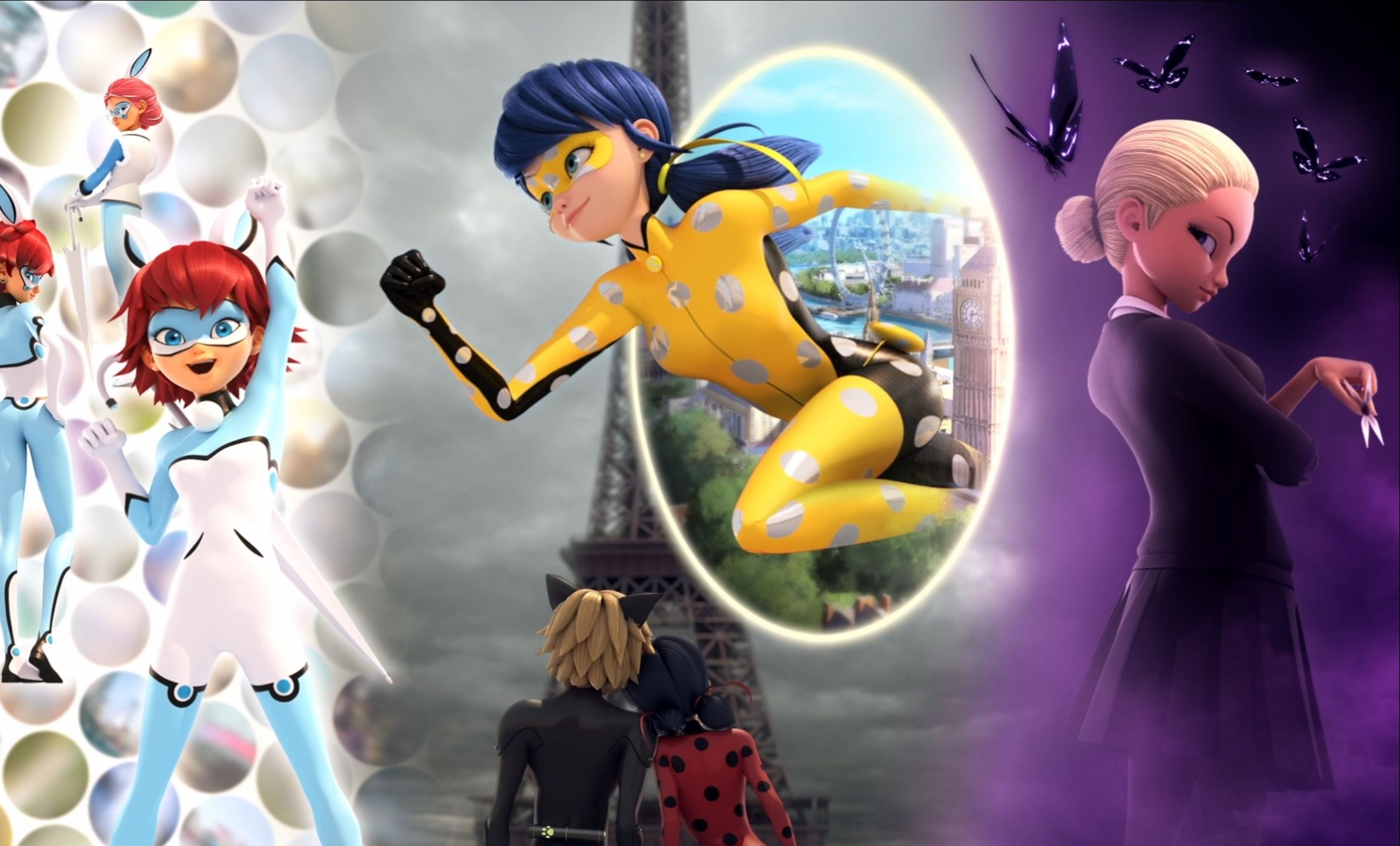 【瓢虫和黑猫 伦敦篇】时空大冒险 01-九琬iluvme-奇迹瓢虫与超级猫-哔哩哔哩视频