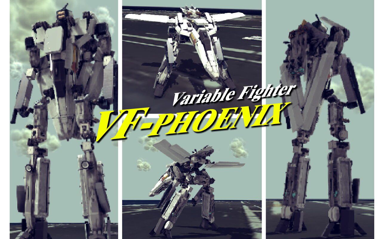 【BESIEGE】超时空要塞Macross VF-0/SV51_哔哩哔哩_bilibili