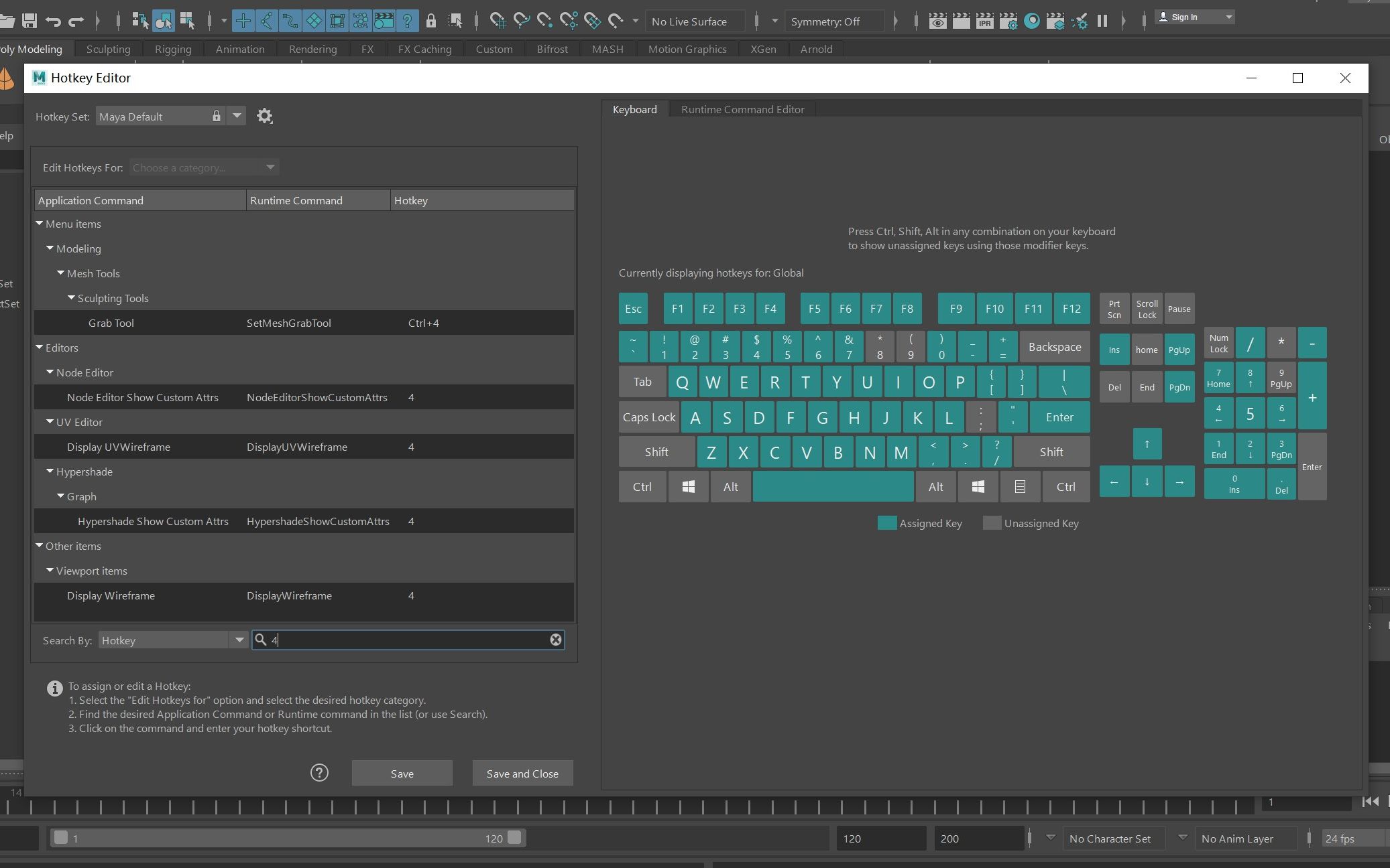 Maya教学：快捷键设置(Hotkey Editor)_哔哩哔哩 (゜-゜)つロ 干杯~-bilibili
