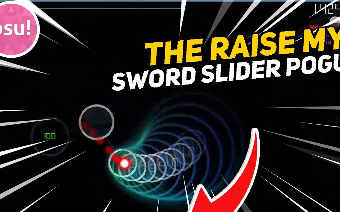 【osu!】Daily Osu Highlights: THE RAISE MY SWORD SLIDER POGU_哔哩哔哩_bilibili