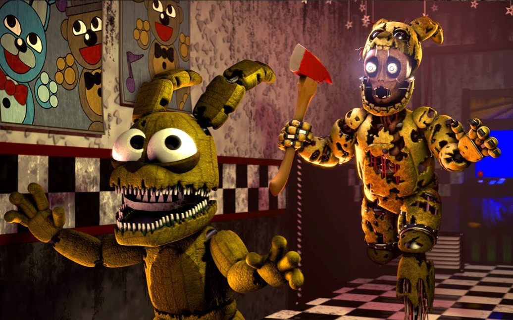 [FNAF SFM]springtrap的崛起_哔哩哔哩_bilibili