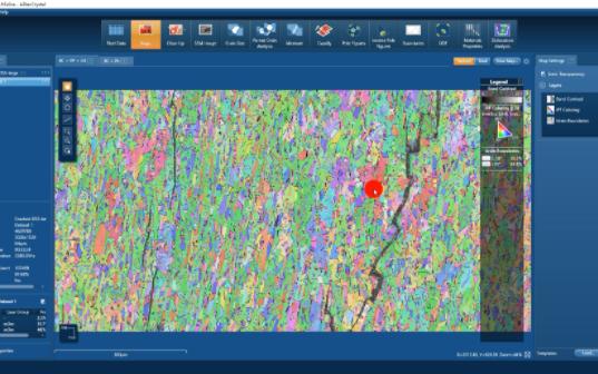EBSD数据后处理 Aztec Crystal入门教程 4.绘制KAM图