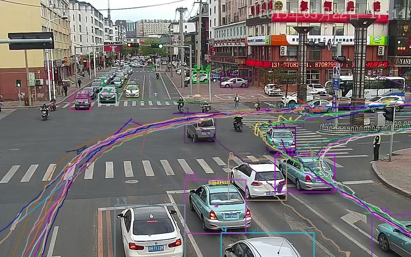 yoloV5与SORT完美结合的十字路口汽车检测跟踪分析_哔哩哔哩_bilibili