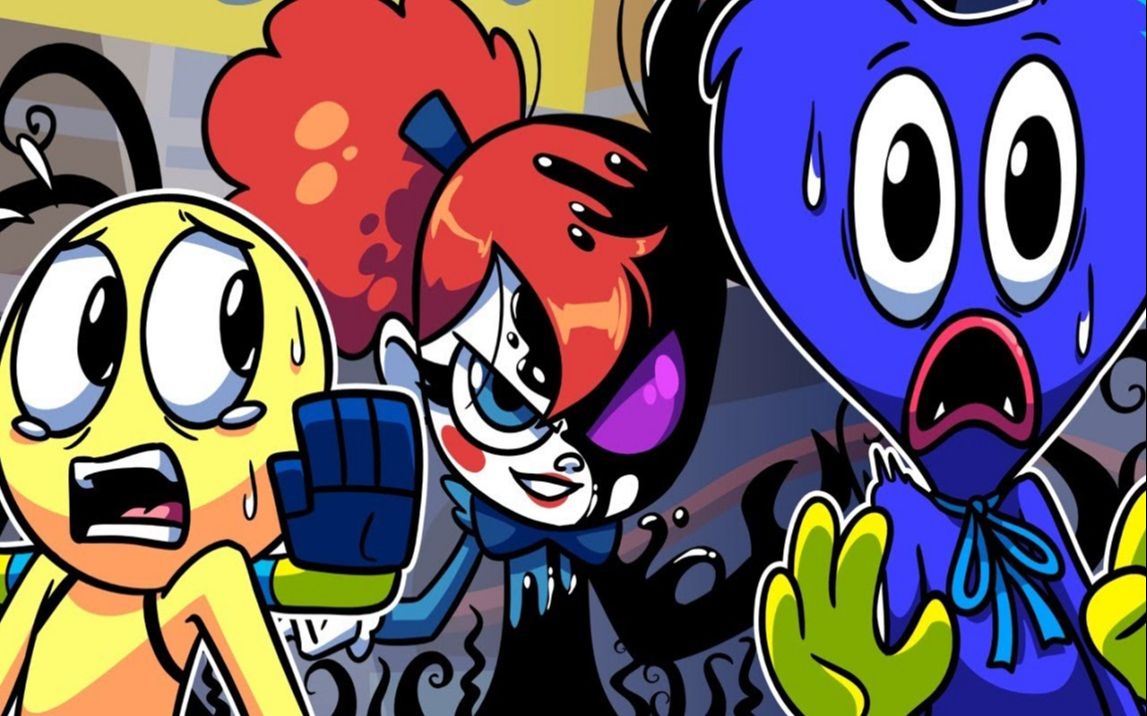 【Poppy Playtime动画】Huggy Wuggy和Player VS Poppy.exe #14_哔哩哔哩_bilibili