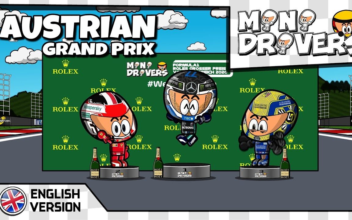 【MiniDrivers】S12E02 - 2020奥地利大奖赛搞笑版集锦_哔哩哔哩_bilibili