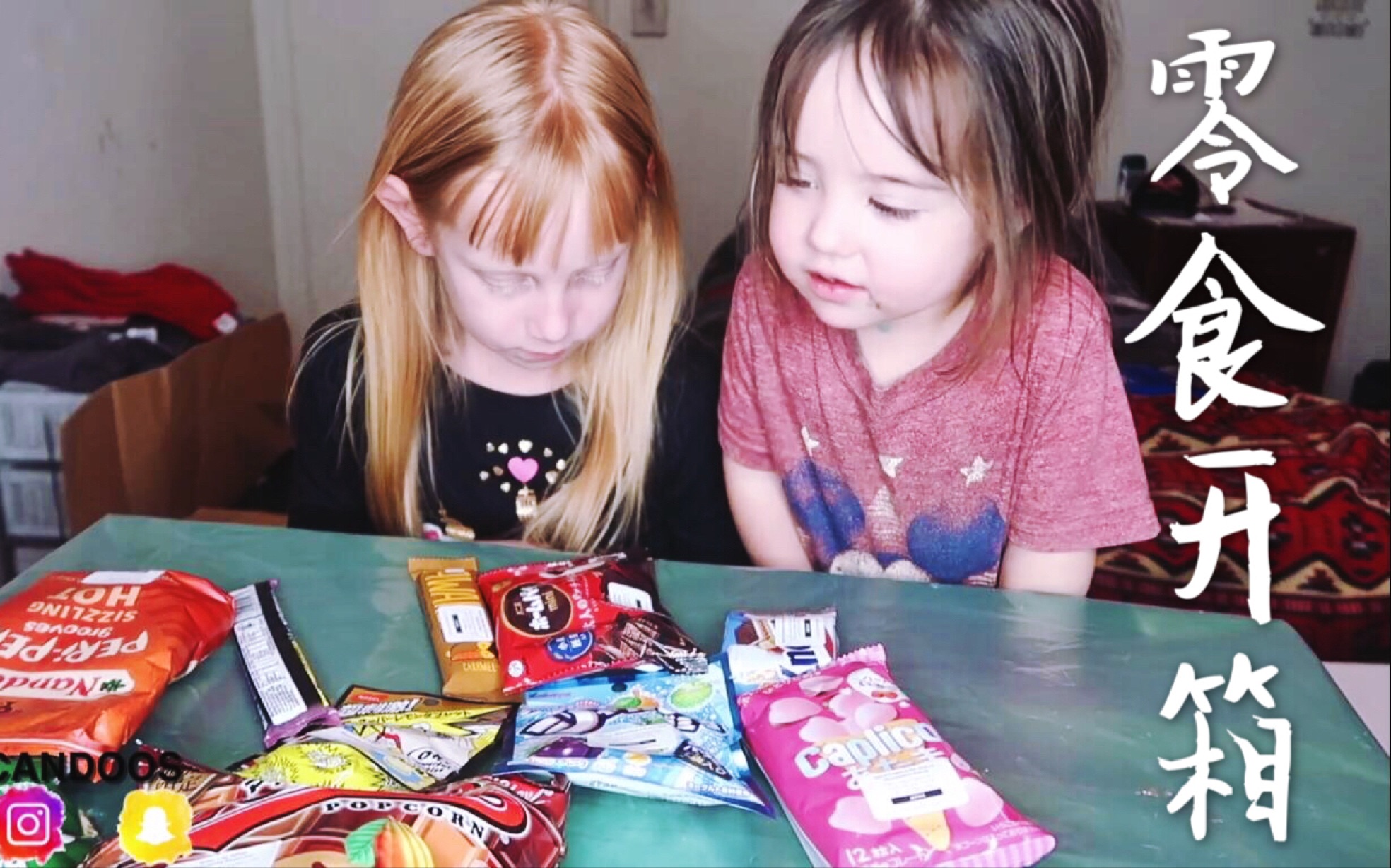 【中字】【The Candoos】Leah和Beatrix带大家吃世界各地的零食！_哔哩哔哩_bilibili