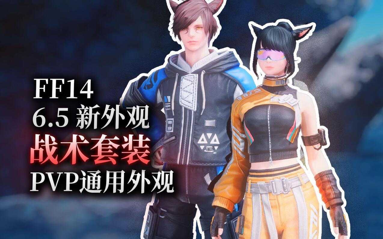 【ff14】6.5新外观：战术套装（通用六套丨PVP战利水晶兑换丨1500/件） - 哔哩哔哩