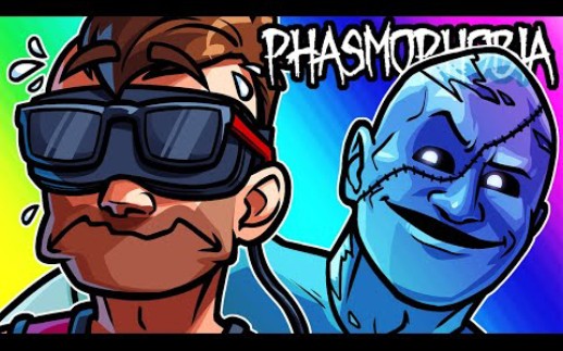 Vanoss中文 Phasmophobia 有趣时刻 - Moo用VR狩猎巨石马克强森!_哔哩哔哩_bilibili