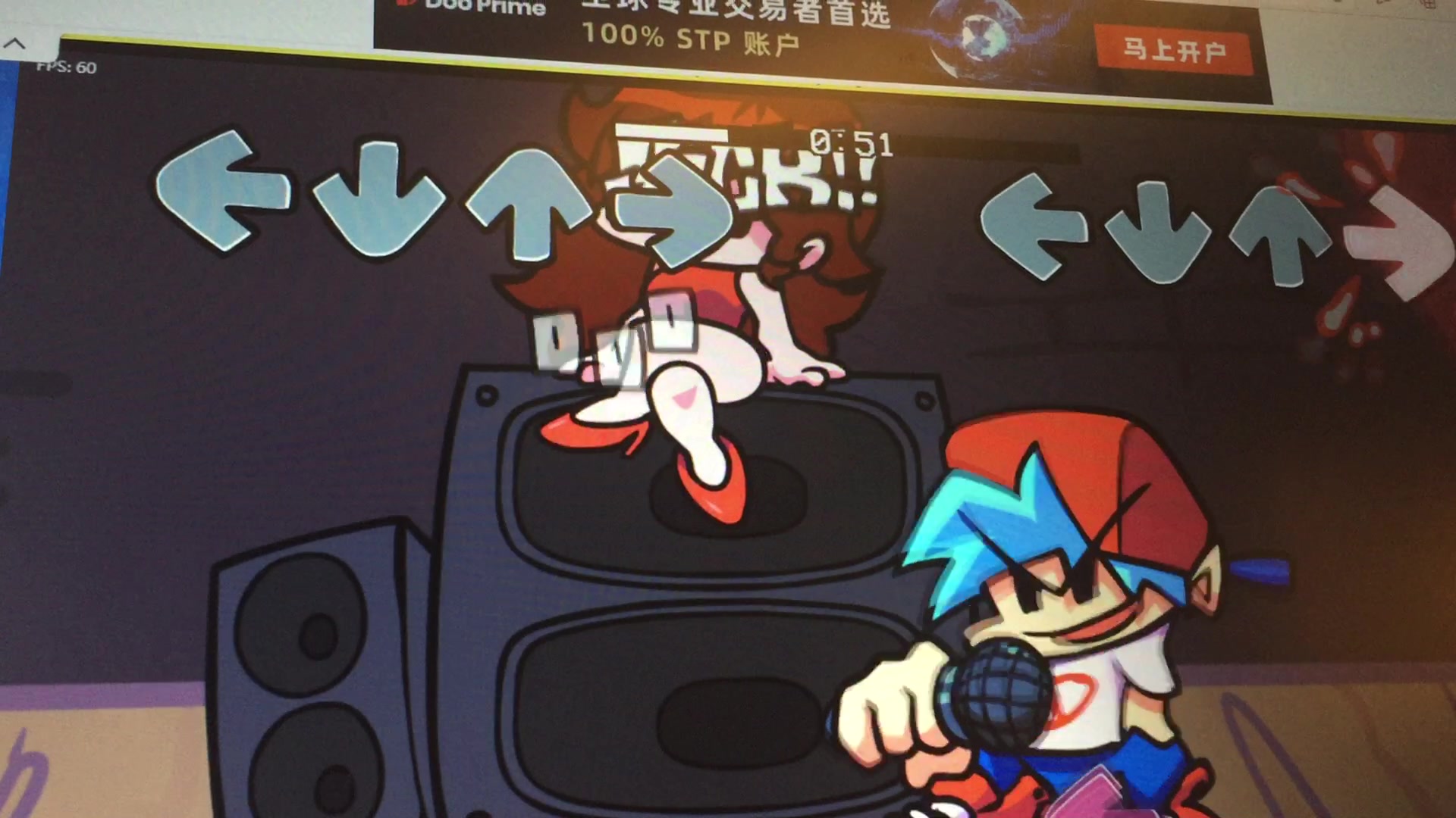 终于玩到了网页版的fnf了（好不容易_哔哩哔哩_bilibili