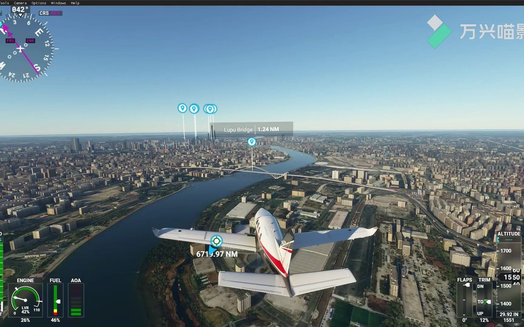 模拟飞行2020带你去看看之上海_哔哩哔哩_bilibili