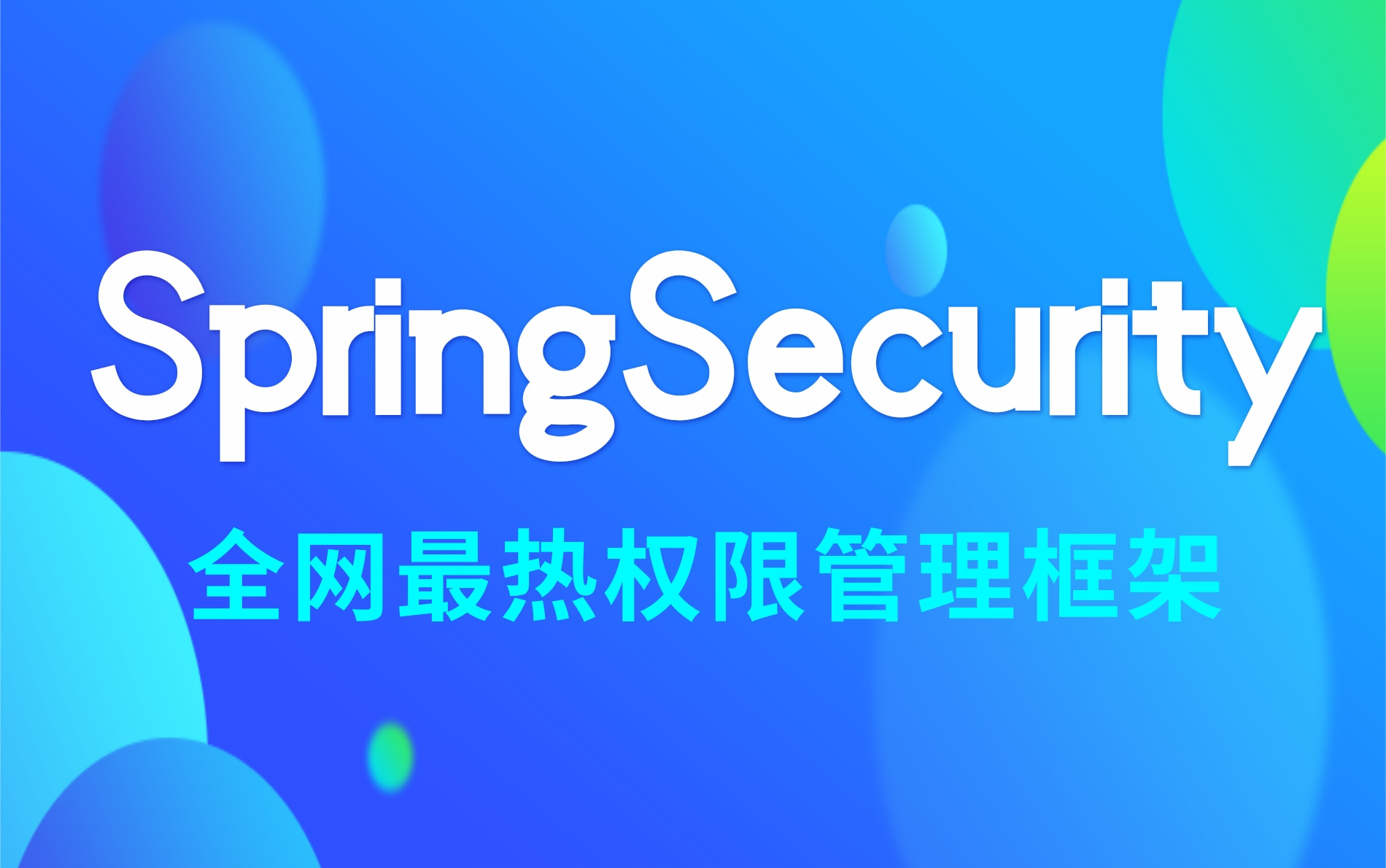 【全网最热权限管理框架】SpringSecurity+JWT项目实战之Java权限管理，核心工作原理分析深度解读从入门到精通Spring ...
