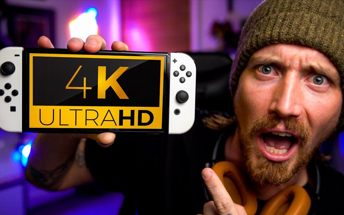 如何让任天堂Switch 4k显示_哔哩哔哩_bilibili