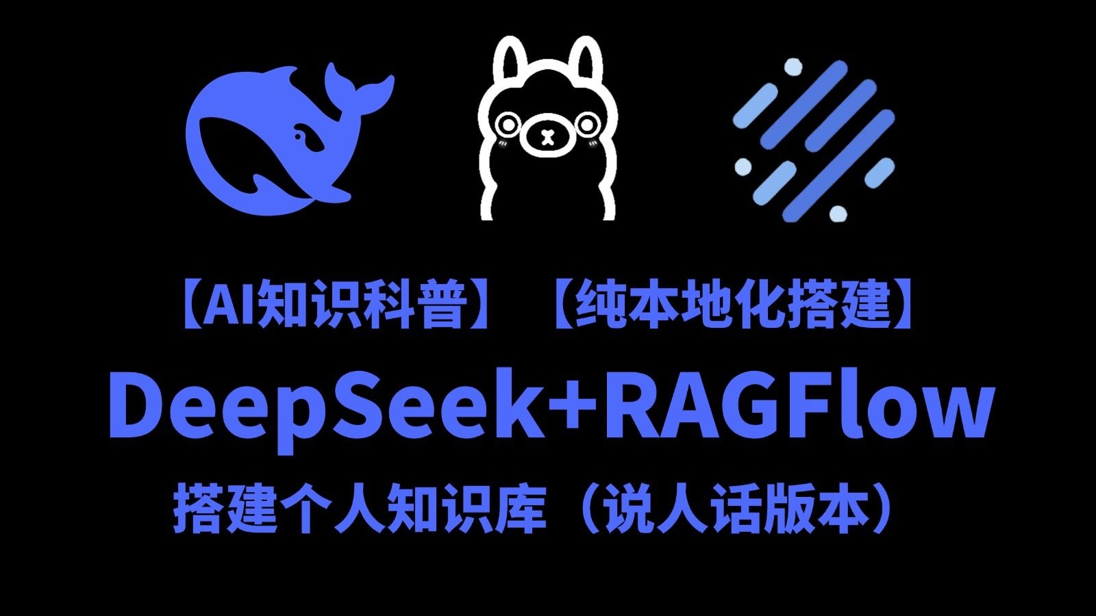 【纯知识科普】【纯本地化搭建】DeepSeek + RAGFlow 构建个人知识库! 人工智能 | 程序员 | 本地部署 | 大模型 | 知识库 | RAG - 视频下载 Video ...