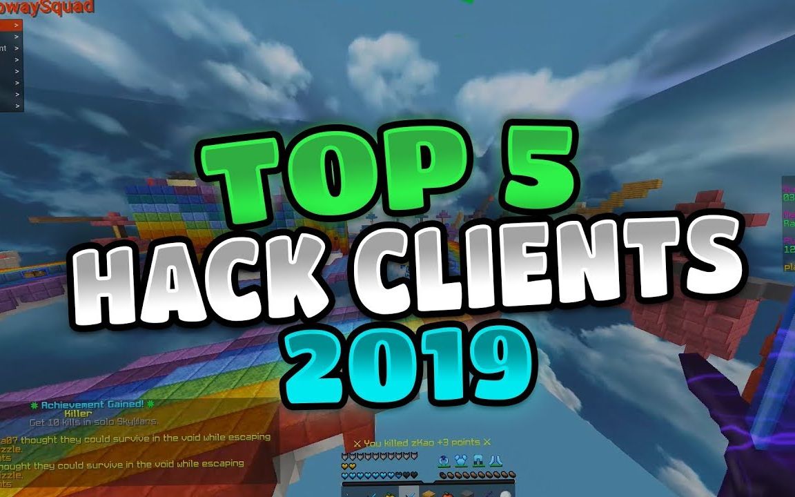 5大免费提供的Minecraft Hack客户端（2019年）_哔哩哔哩_bilibili