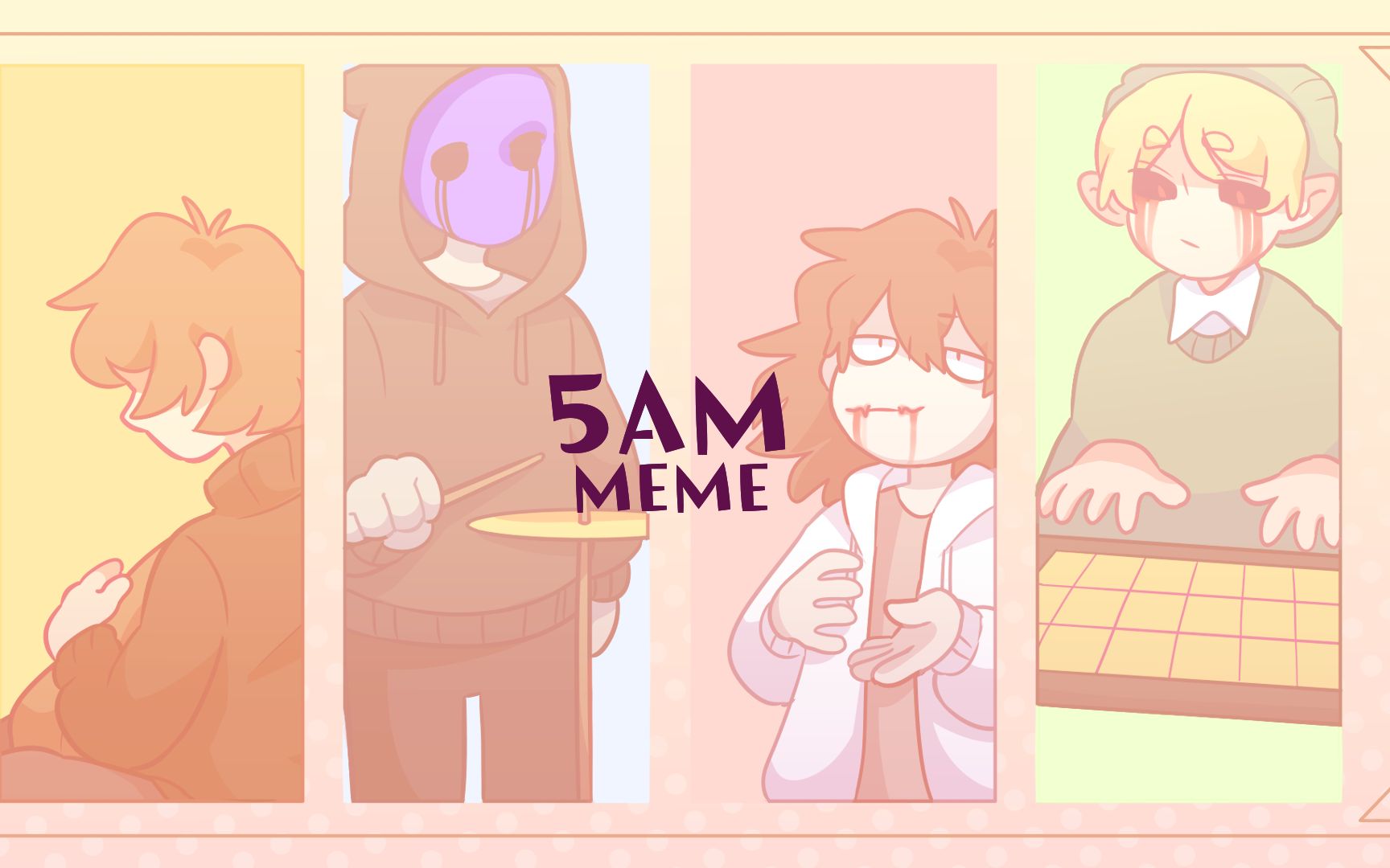 5AM (5PM)(MEME)(Creepypasta)_哔哩哔哩_bilibili