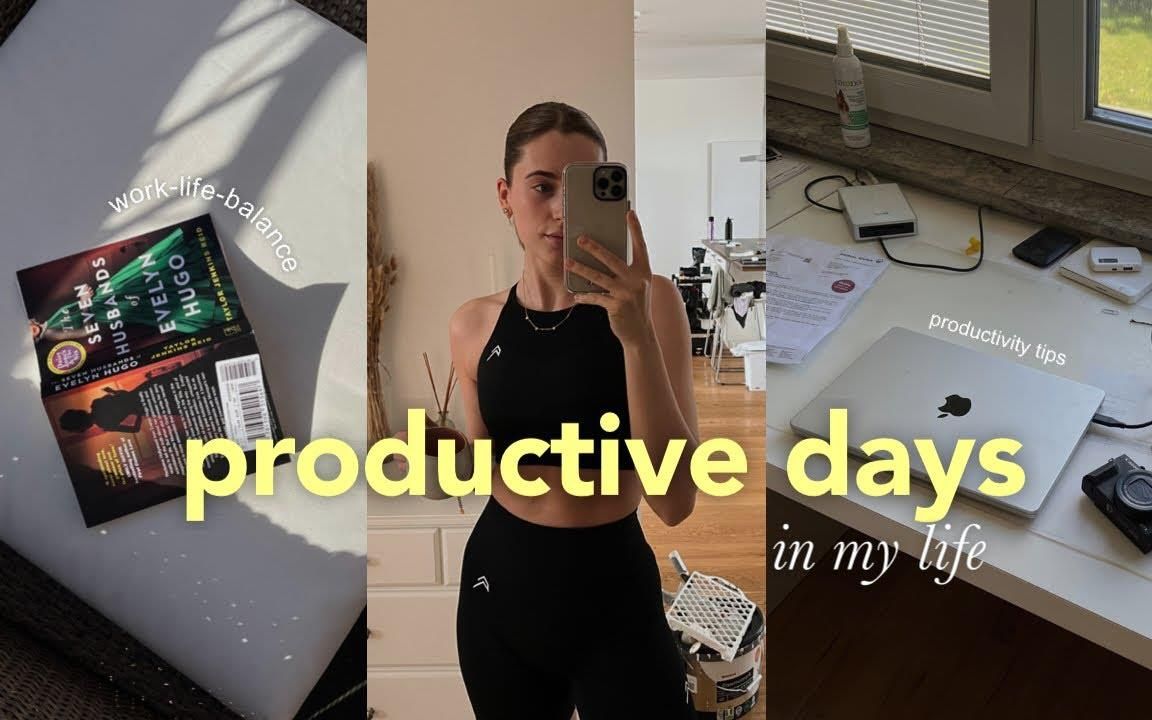 【Anna Neubert】中英字幕| 和我一起过充实高效的一天吧！成为更好的自己！_哔哩哔哩_bilibili