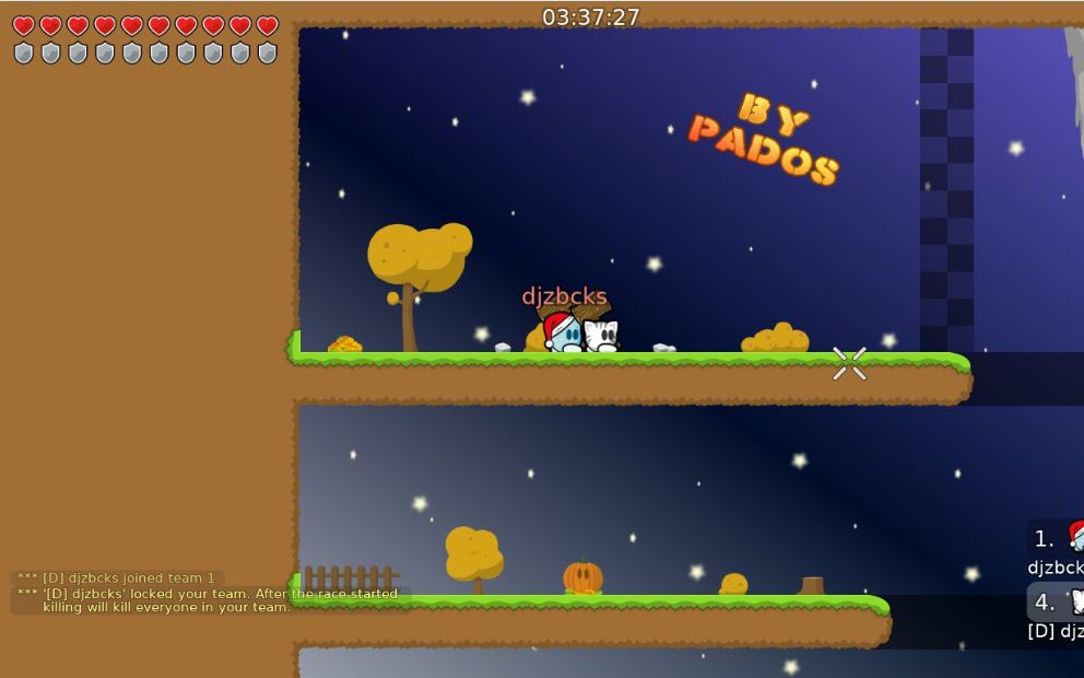 【DDraceNetwork】自己与分身8:33通关Pados_哔哩哔哩 (゜-゜)つロ 干杯~-bilibili