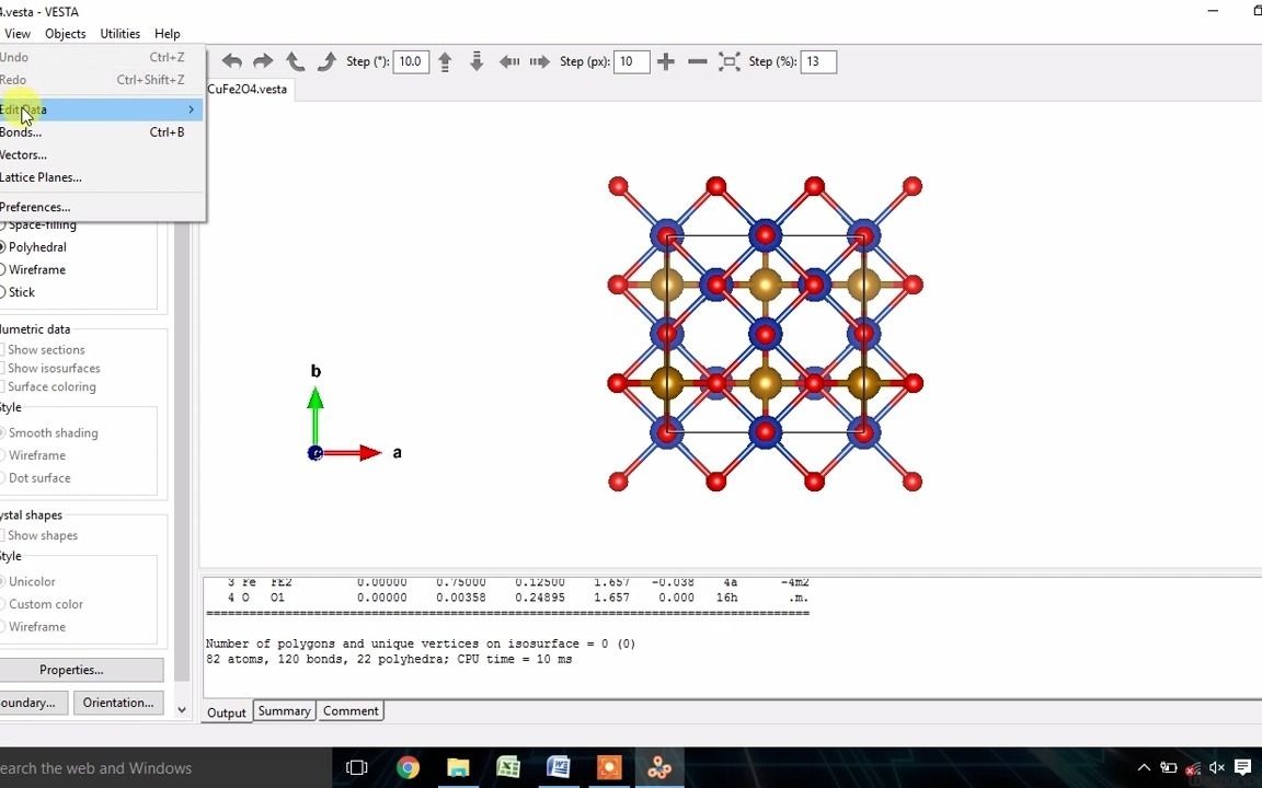 VESTA Software __ Full Tutorial __ Designing of Crystal Structure _Use ...