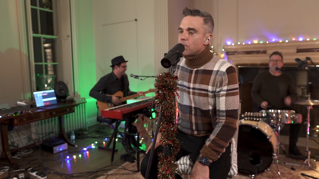 Robbie Williams[the Christmas present] performance_哔哩哔哩_bilibili