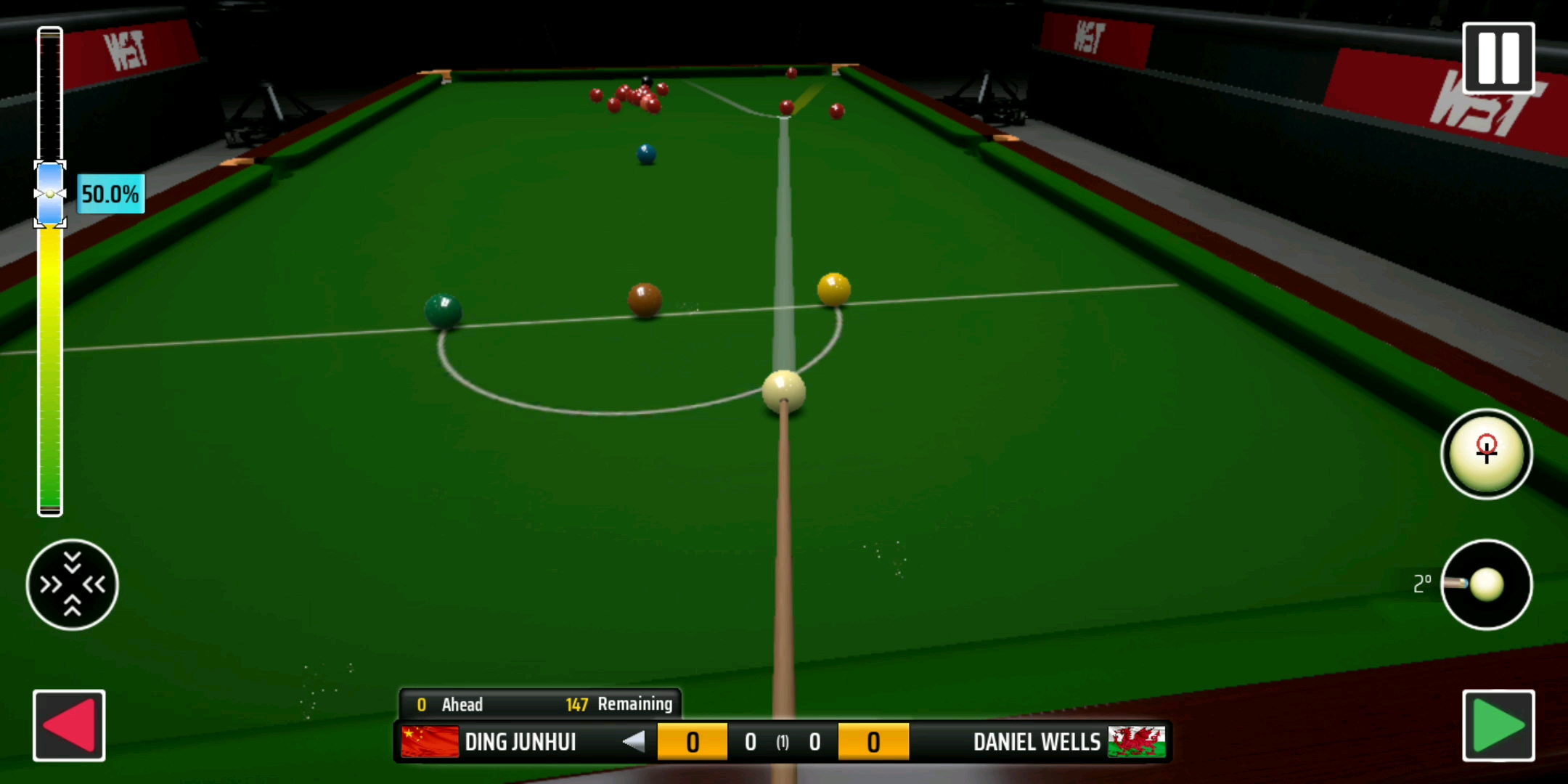 安卓手机玩的【wst snooker】【斯诺克19】斯诺克单杆147系列第721个147！丁俊晖vs韦尔斯!丁俊晖轰单杆147分！中国一哥加油 ...
