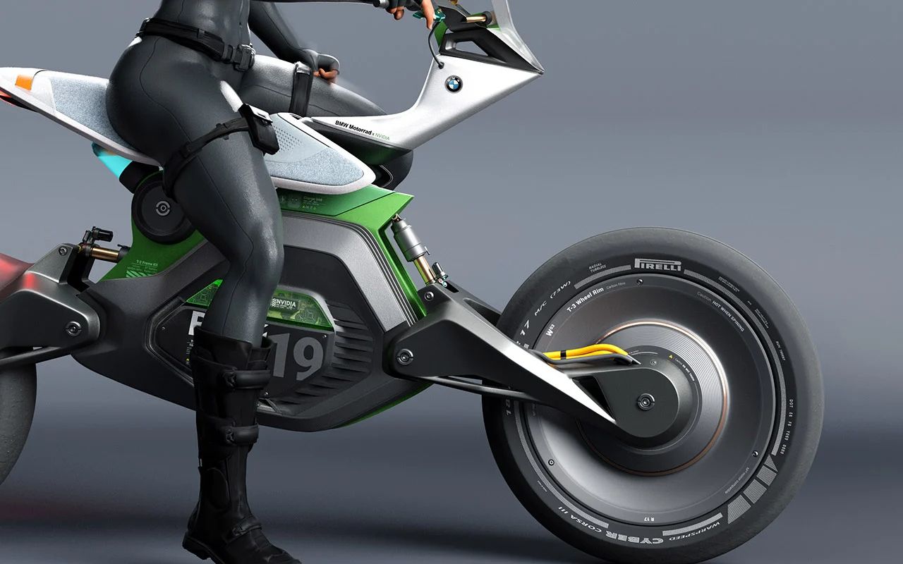 BMW宝马MOTORRAD X NVIDIA英伟达跨界合作设计赛博朋克风电动单车/摩托车/机车-小锦来了啊阿啊-默认收藏夹-哔哩哔哩视频