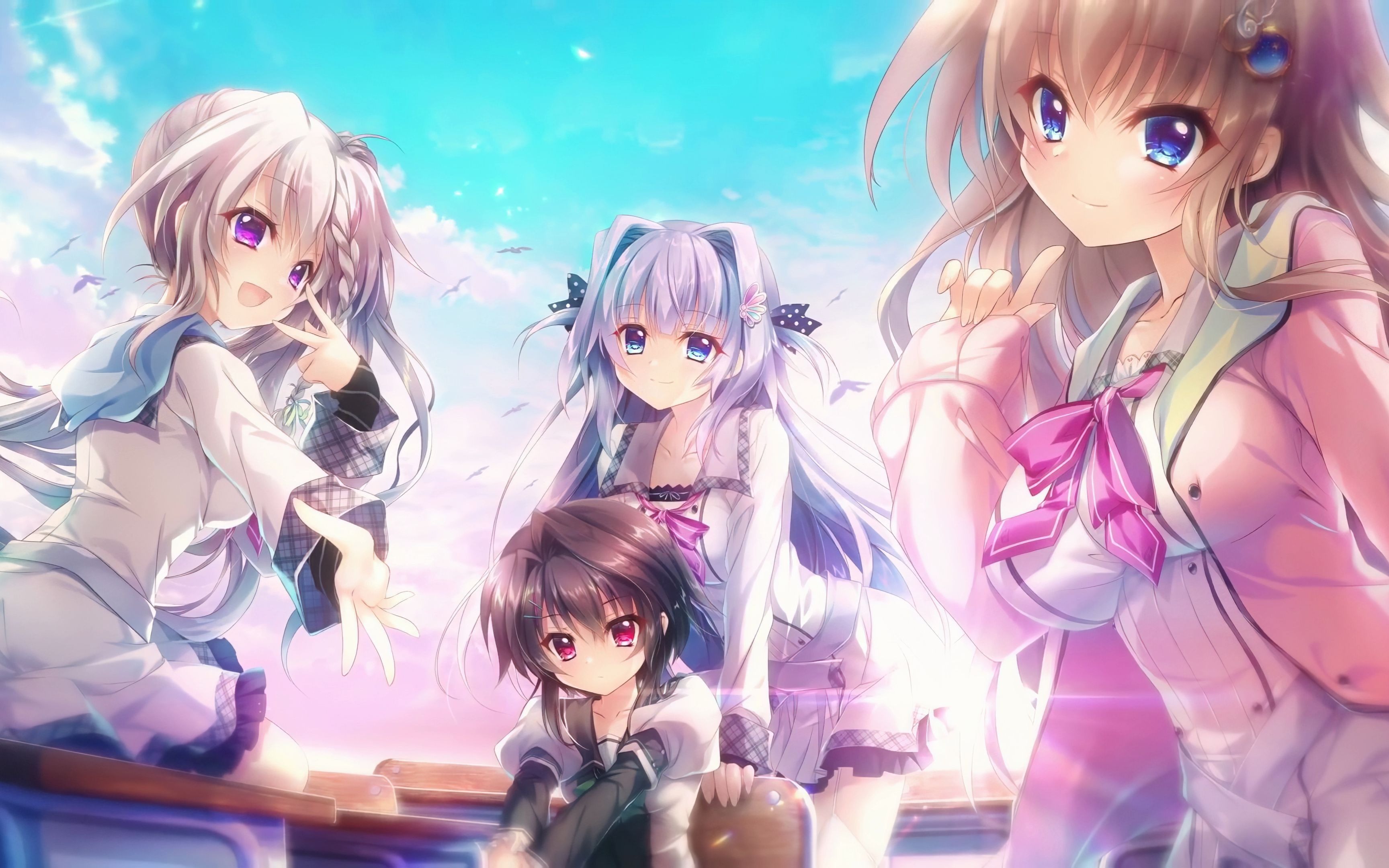 【4K 60/120FPS】9-nine OP_哔哩哔哩_bilibili