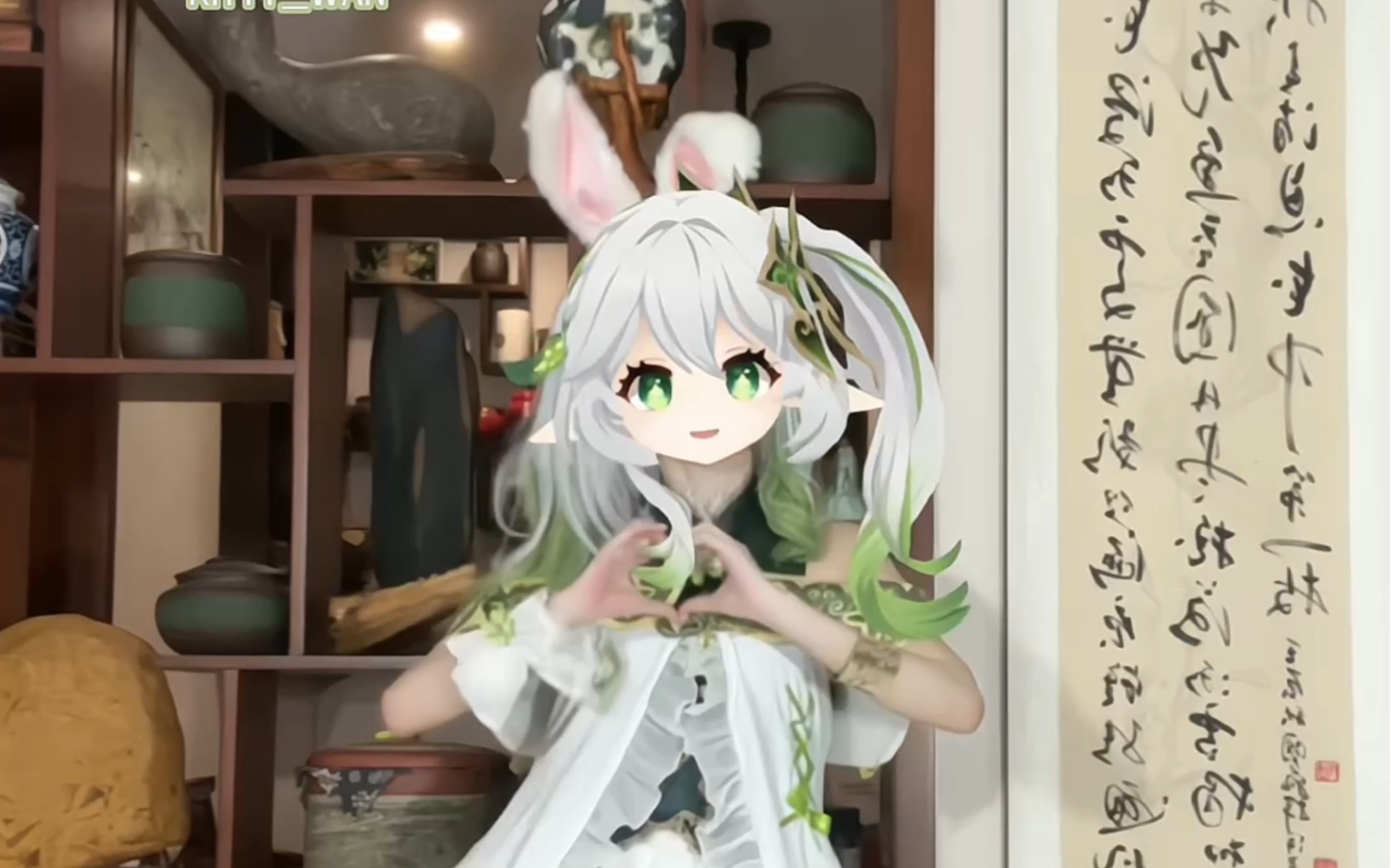 扣嘞哇，兔兔纳西妲？可爱的纳西妲兔兔来噜owo-Kitty_wan-Kitty_wan-哔哩哔哩视频