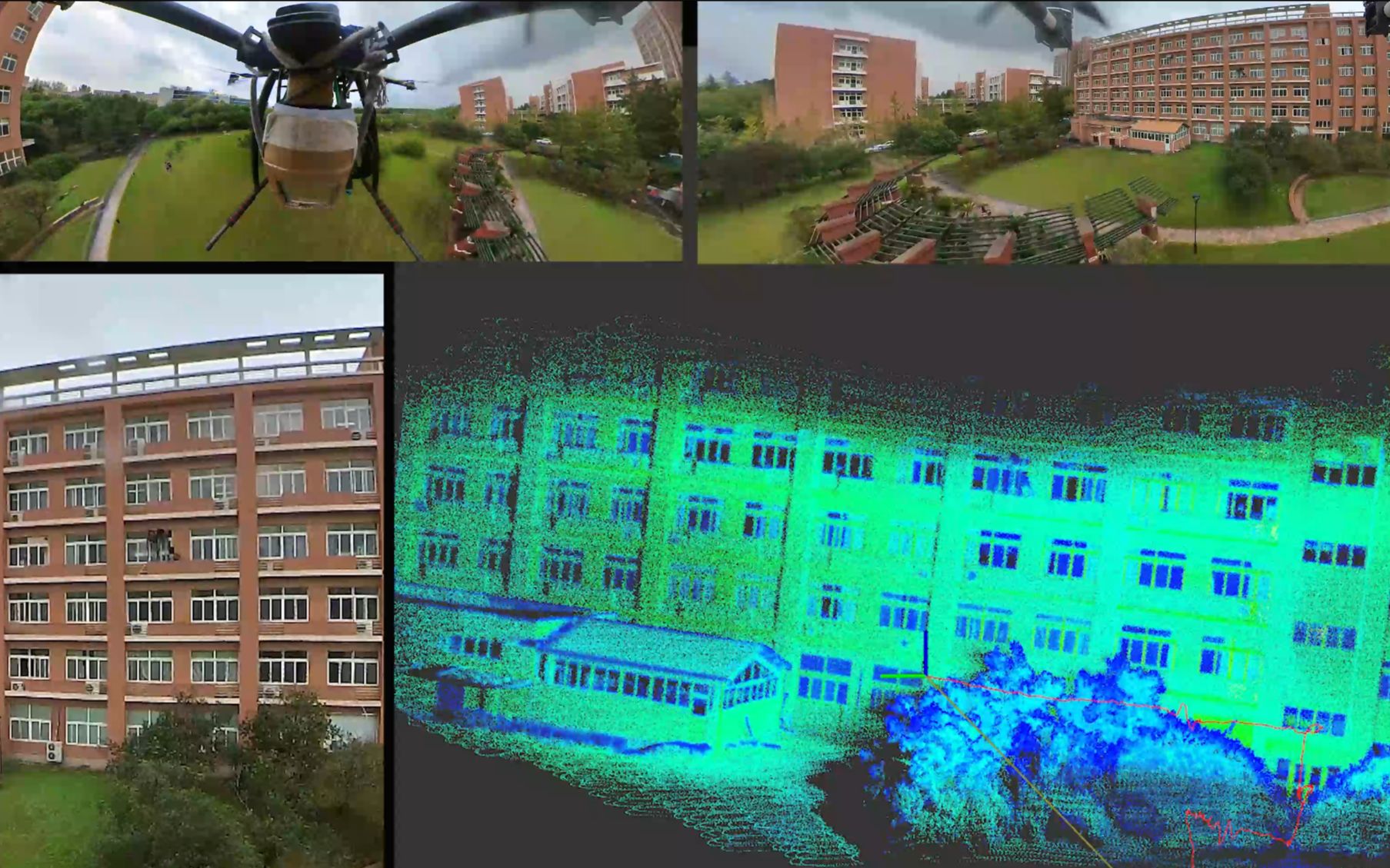 livox-mid360激光雷达三维重建川大校园