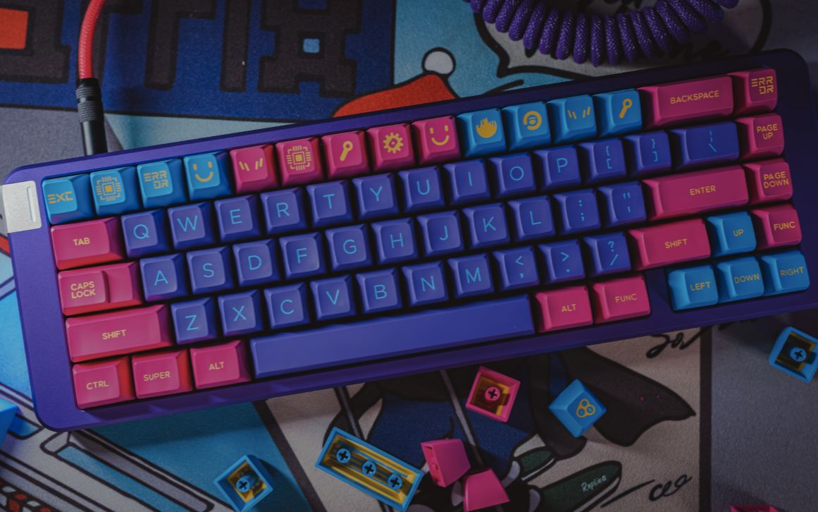 一起来赛博朋克吧! Space 65 R2 客制化键盘 开箱组装!_哔哩哔哩_bilibili