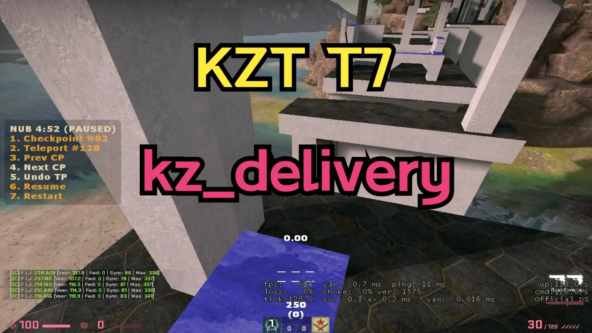 [GOKZ] kz_delivery KZT Tier 7_游戏热门视频