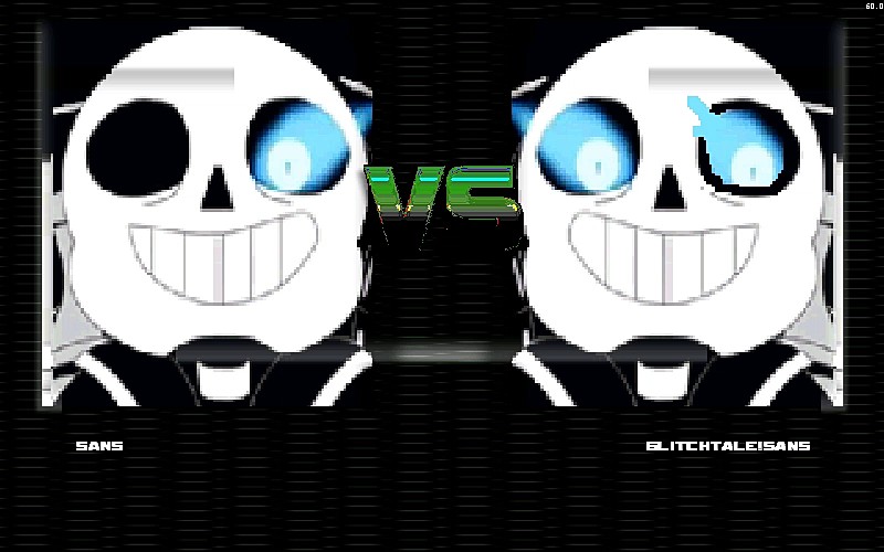 【MUGEN】Sans VS Glitchtale Sans_哔哩哔哩_bilibili