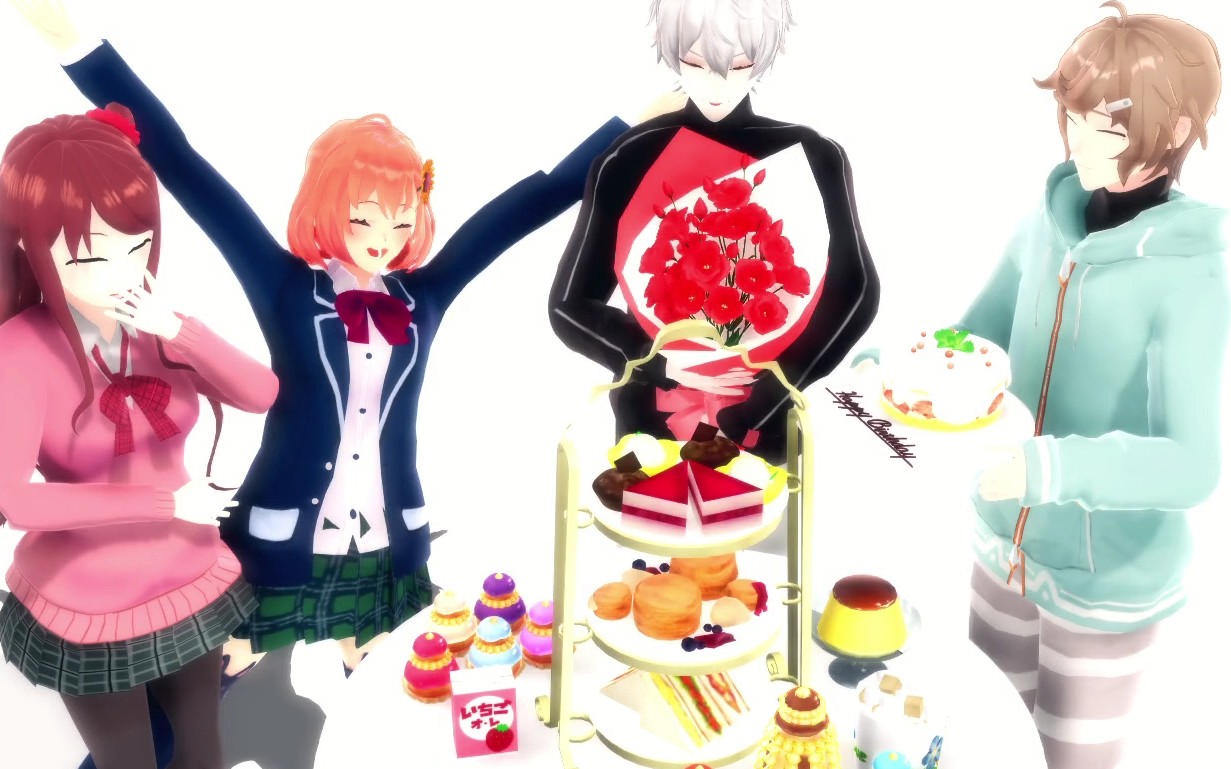 【にじさんじMMD】clock lock works【葛叶】_哔哩哔哩_bilibili