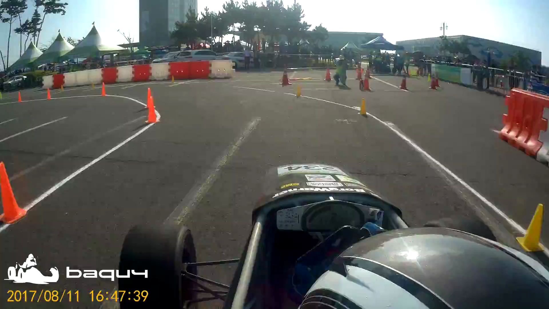 #赛道车载-韩国赛# Formula Student Korea 2017 - Autocross #FSAE#_哔哩哔哩_bilibili