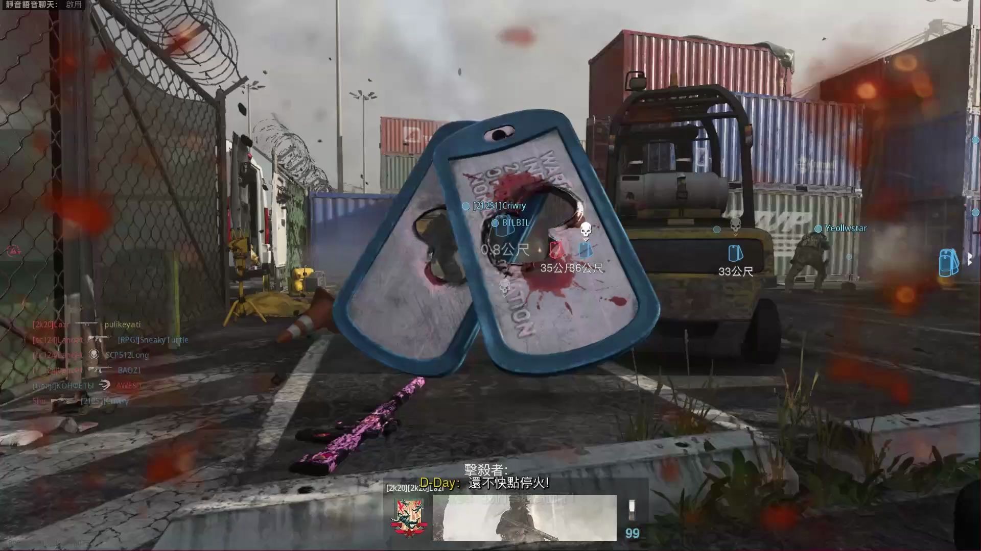 使命召唤16 cod16 打亚音速12.7弹药的野兽步枪oden与热成像 74杀_哔哩哔哩_bilibili