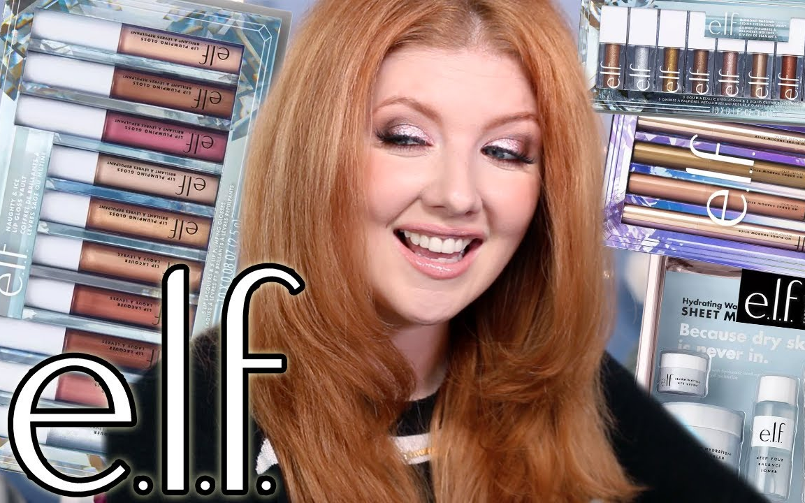 【Zabrena】e.l.f. Holiday Makeup Gift Sets Review 2021!_哔哩哔哩_bilibili