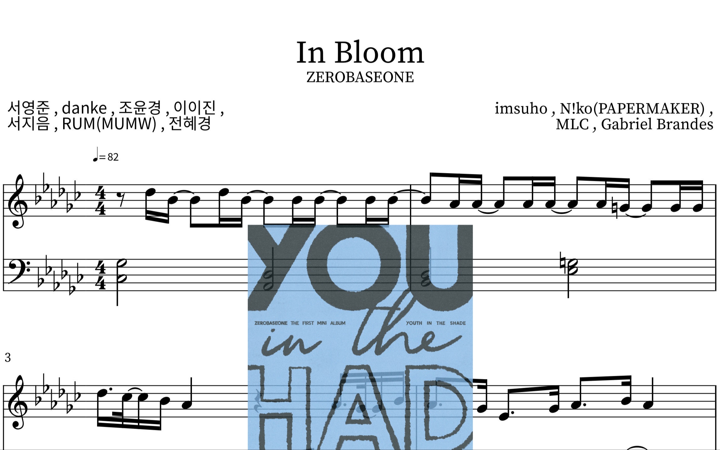 【ZB1】In Bloom 钢琴全曲翻弹！！！仙曲我可太爱了～
