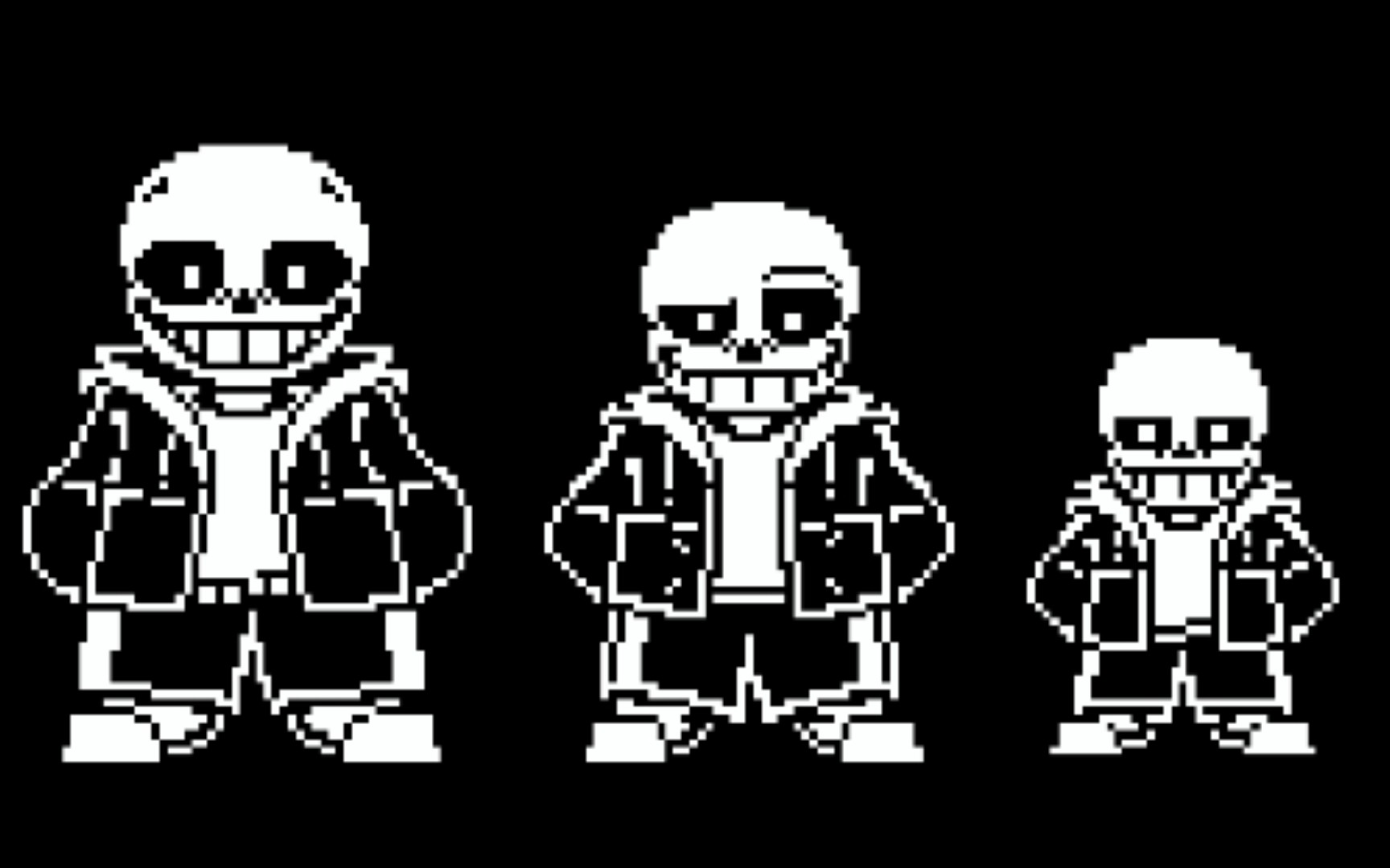 Undertale！Sans手绘重置×2！_哔哩哔哩_bilibili