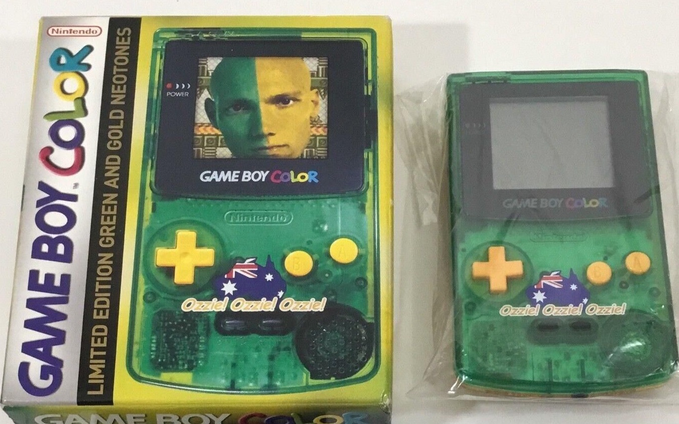 【GAMEBOY COLOR】任天堂 澳洲 奥运限定 gbc开箱 介绍_哔哩哔哩_bilibili