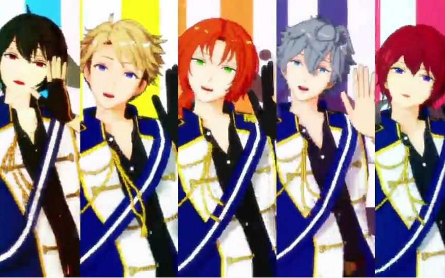 【MMD偶像梦幻祭】染上你的颜色【Knights】_哔哩哔哩_bilibili