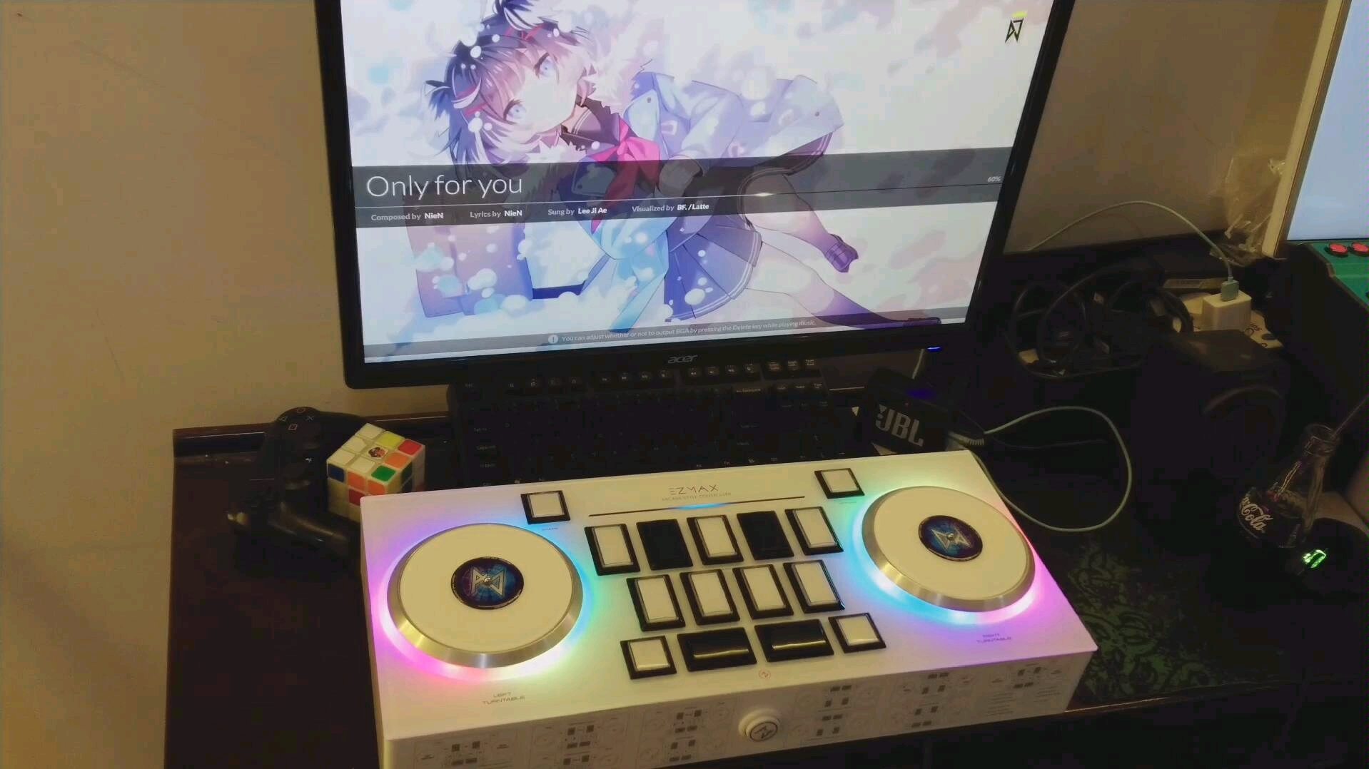 Ezmax控制器游玩steam djmax致敬8k演示视频_哔哩哔哩_bilibili